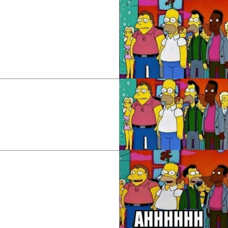 Meme Generator - Simpsons Crowd Making Realization - Newfa Stuff