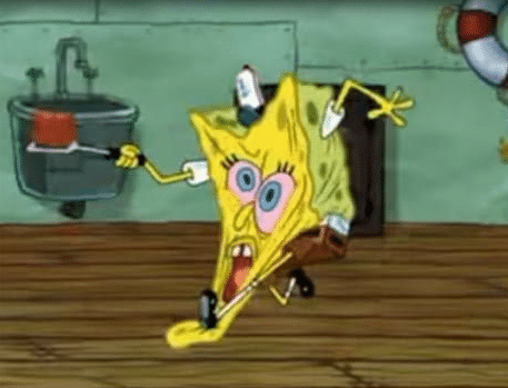 Meme Generator - Spongebob tripping on face - Newfa Stuff