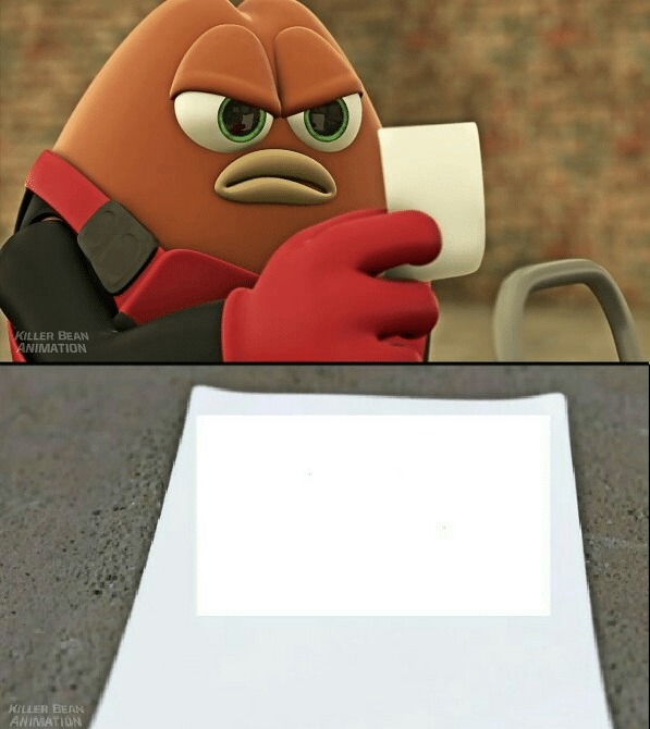 Meme Generator - Killer bean reading paper - Newfa Stuff
