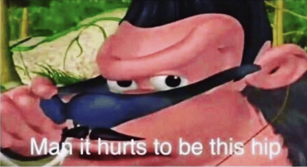 Meme Generator - Man it hurts to be this hip - Newfa Stuff