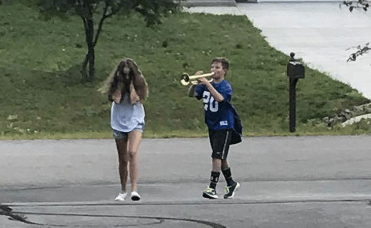 Meme Generator - Playing trumpet in girls ear - Newfa Stuff
