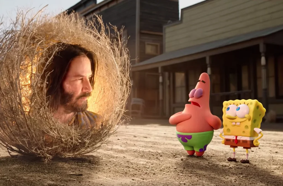 Meme Generator - Patrick explaining to Keanu - Newfa Stuff