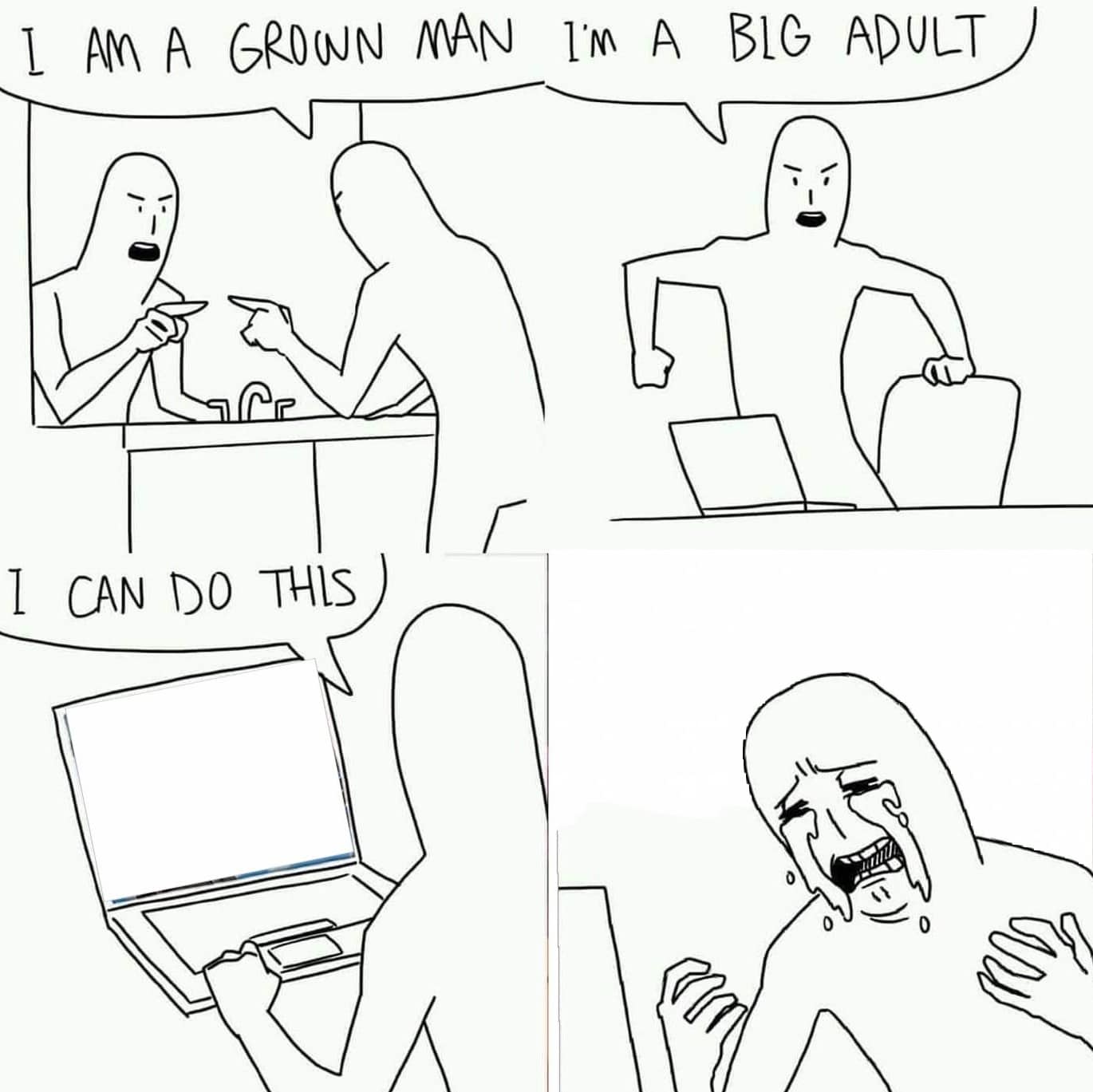 Meme Generator - I'm a man, I can do this - Newfa Stuff