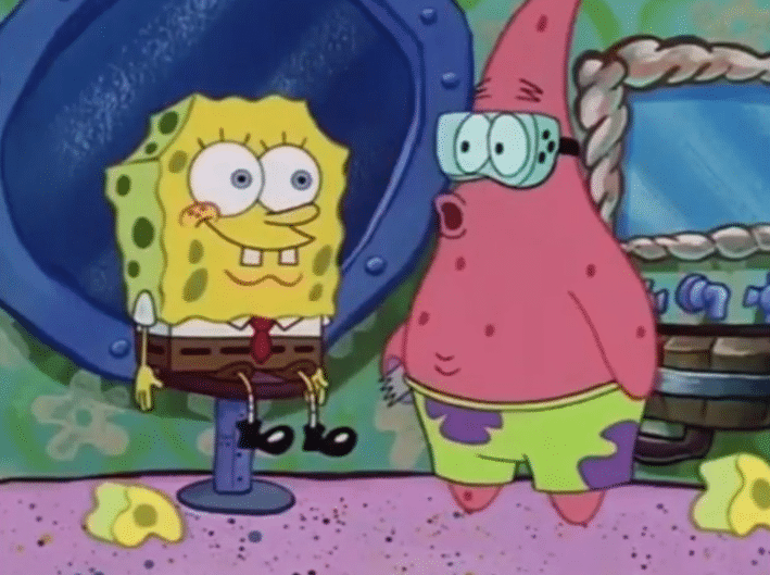 Meme Generator - Patrick shaving Spongebob - Newfa Stuff