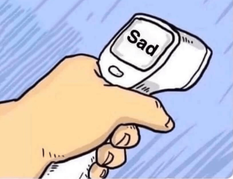 Meme Generator - Forehead scanner sad - Newfa Stuff