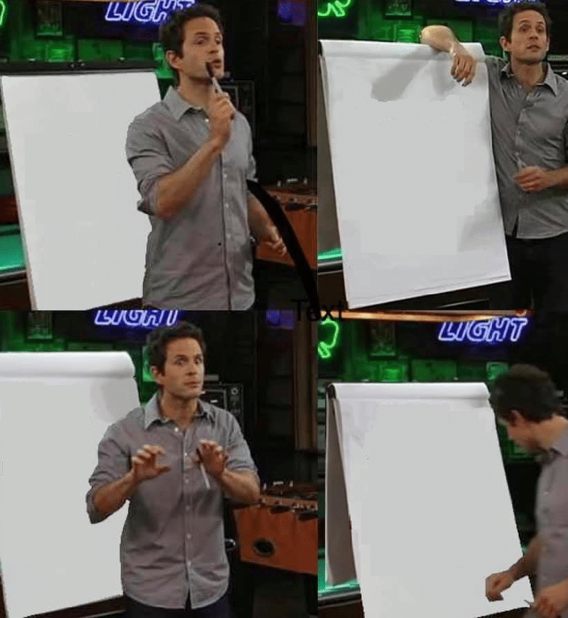 Meme Generator - Dennis giving presentation - Newfa Stuff