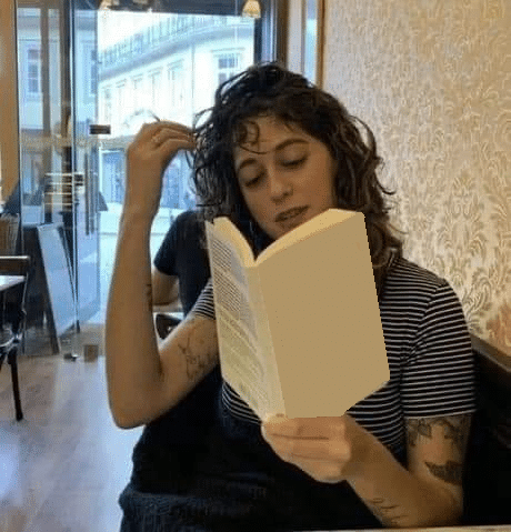 Meme Generator - Woman reading book (blank) - Newfa Stuff