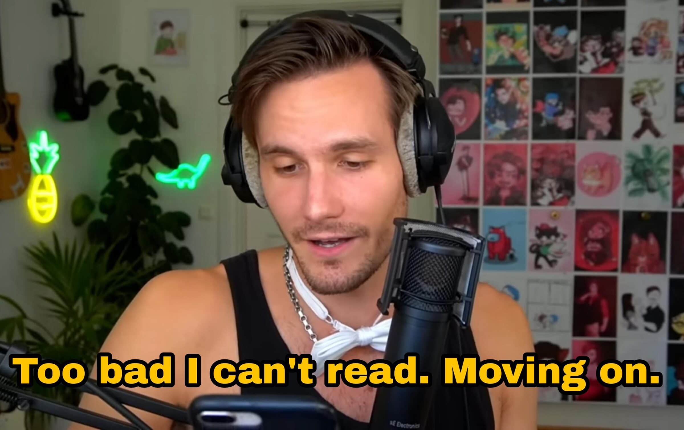 Meme Generator - Too bad I can't read - Newfa Stuff