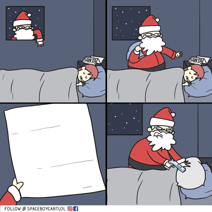 Meme Generator - Santa killing kid - Newfa Stuff